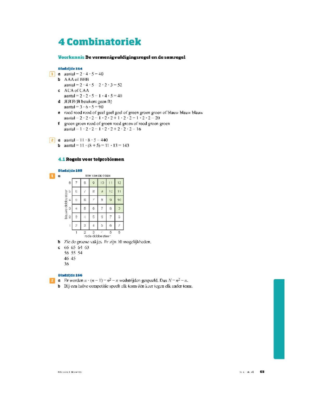 4VWO H4 Uitwerkingen - cc dsdv - Wiskunde A - Studeersnel