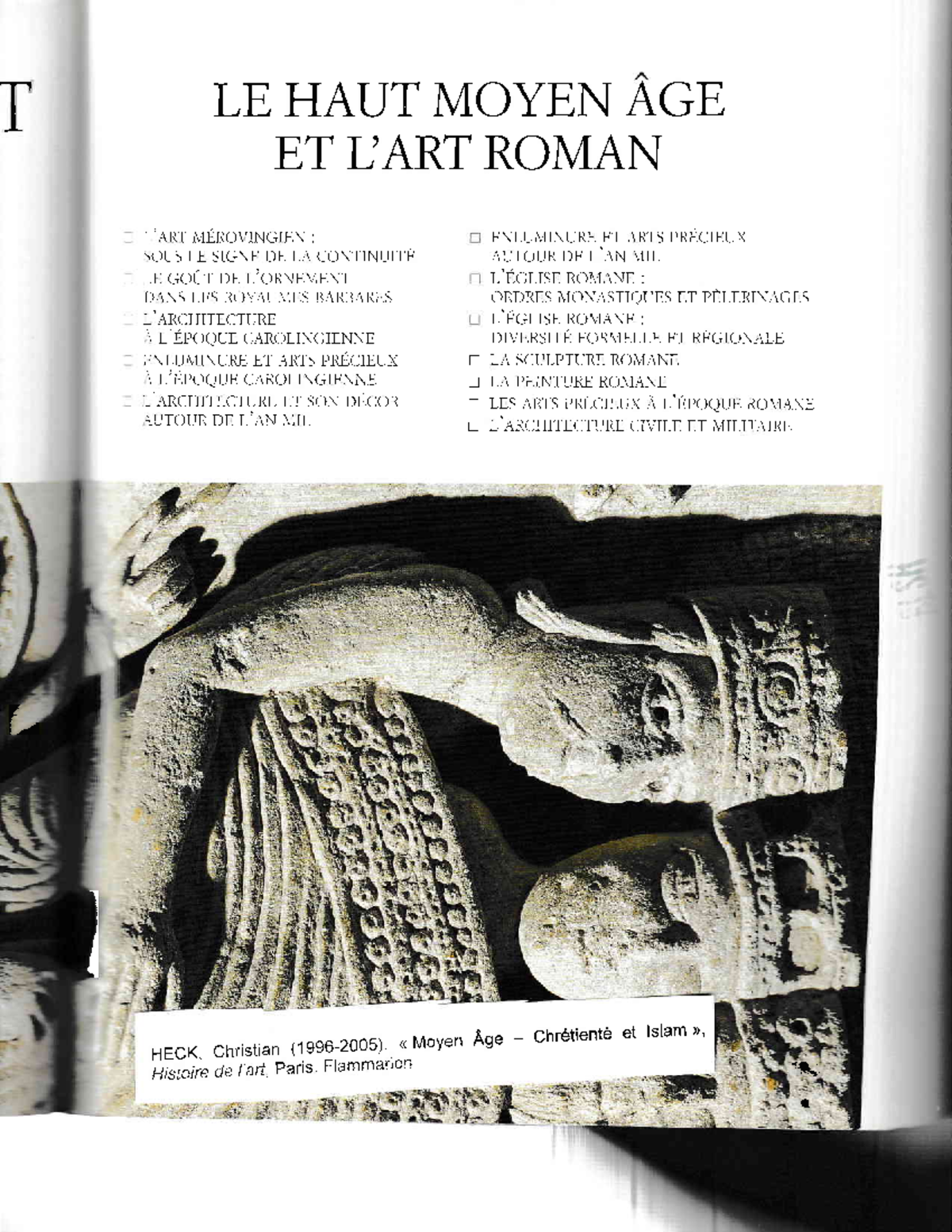 Introduction-Heck-Le Haut Moyen âge et lart roman - HAR1901 - Studocu