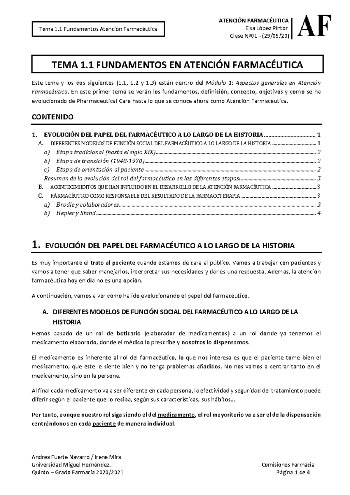 Comi todo 2021 - ftyuj - Elsa López Pintor Clase Nº 01 - ( 29 /0 9 / 20 ...