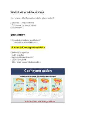 Worksheet 2 - FST1911 Introduction to Nutrition Week 4: Nutrition in ...