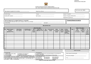 Kenya Early Infant Diagnosis (DNA-PCR) Requisition Form Final Version ...