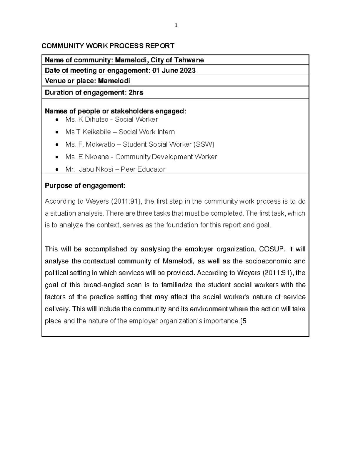 F Mokwatlo Community WORK Process Report 1( Step 1 Task 1 )[5324 ...