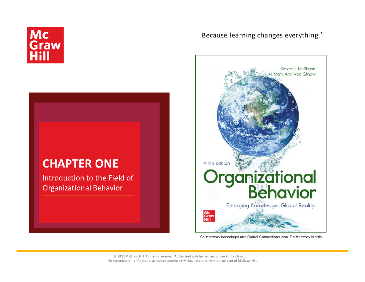 Chapter 1 - HERE - Because learning changes everything.® CHAPTER ONE ...