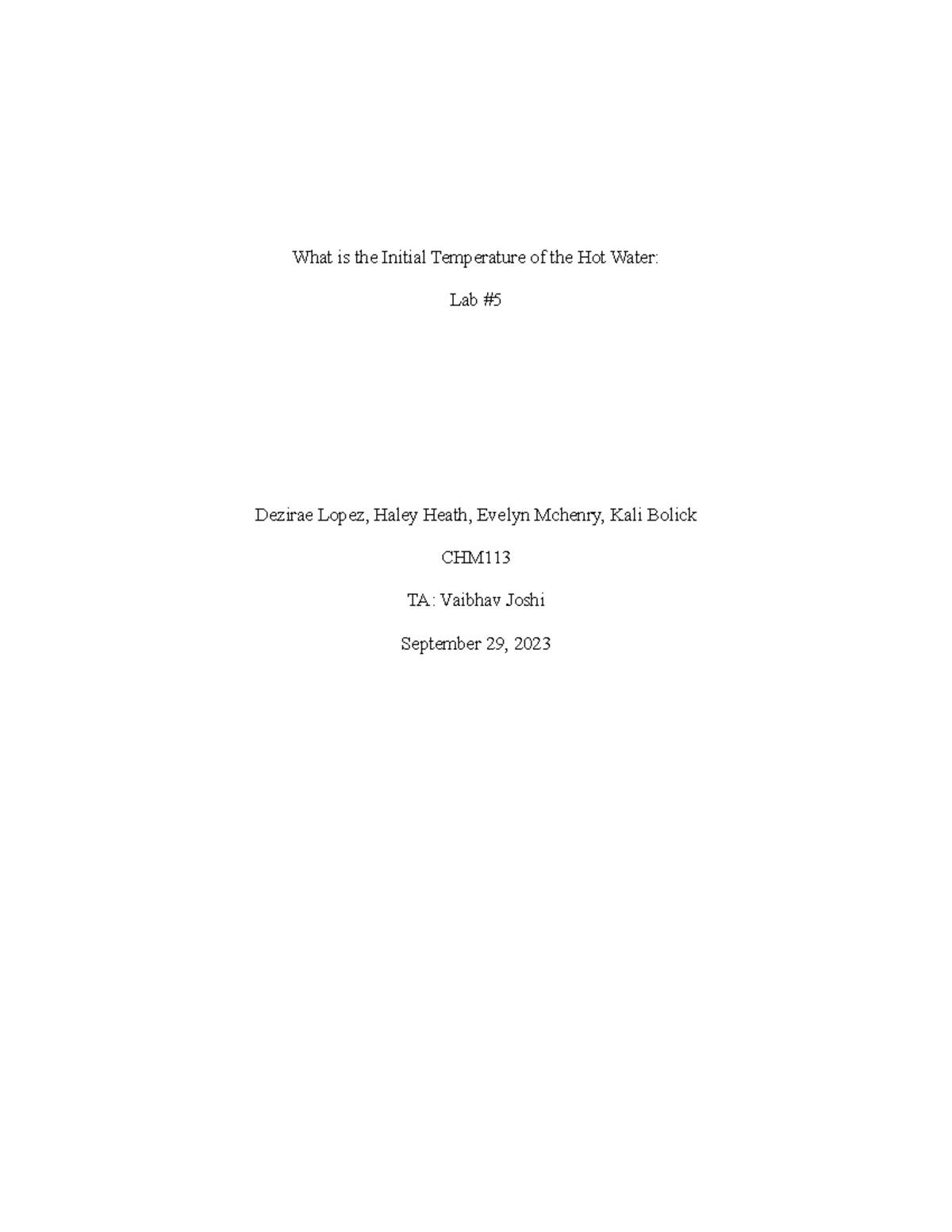 09 29 10a-1150 Group#3 Investigation#5 - What is the Initial ...