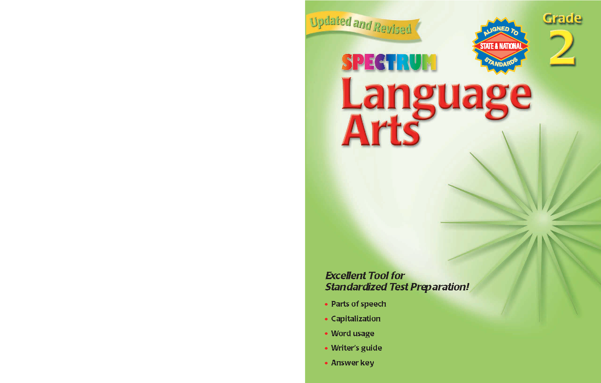Spectrum Language Arts, Grade 2 by School Specialty Publishing (z-lib ...