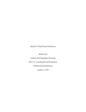 5-3 Milestone Two - 5-3 Final Project Milestone Two: Outline of Final ...