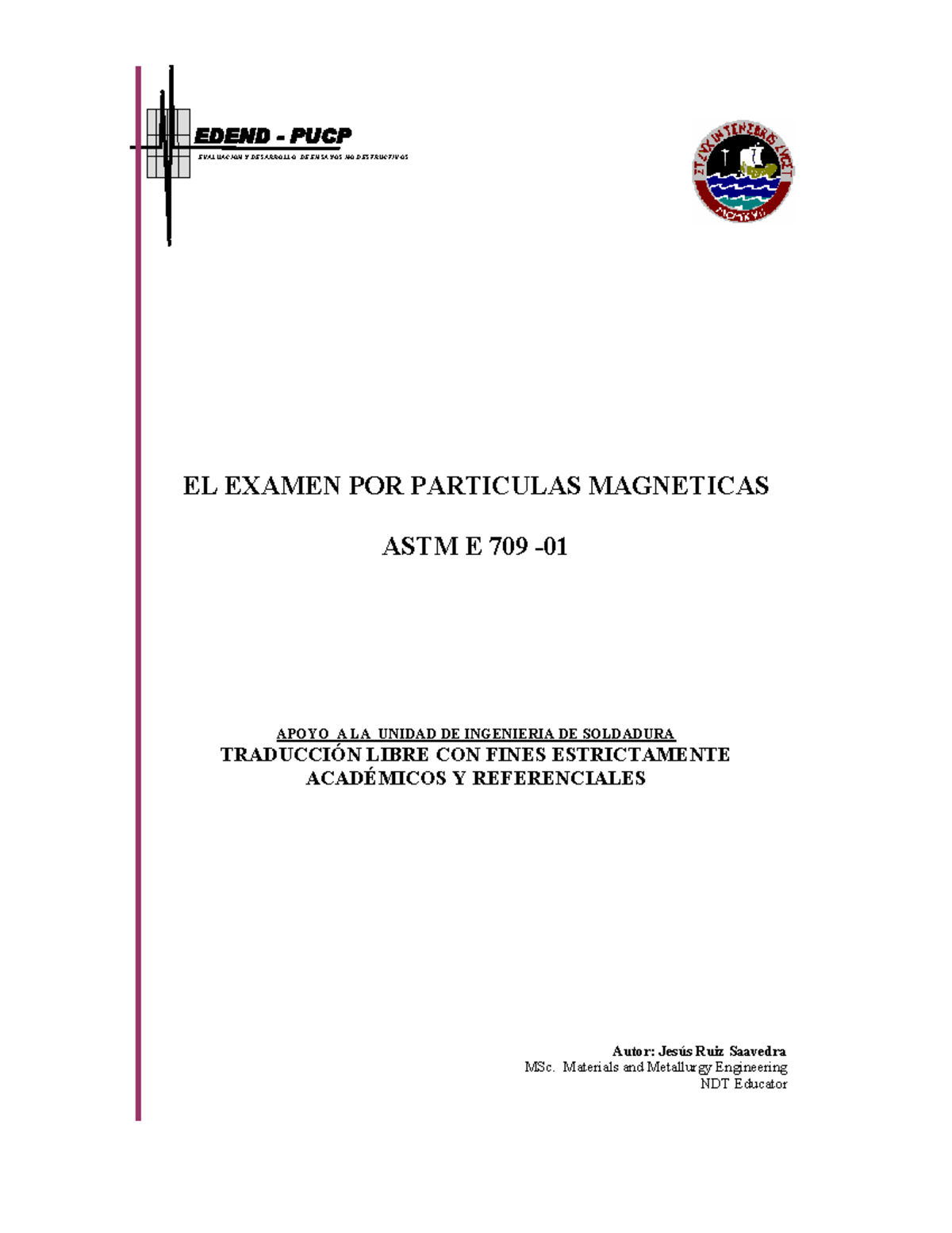 ( PUCP ) - GEND - ASTM E709-01 - MT Part. Mag. (41) - EL EXAMEN POR ...