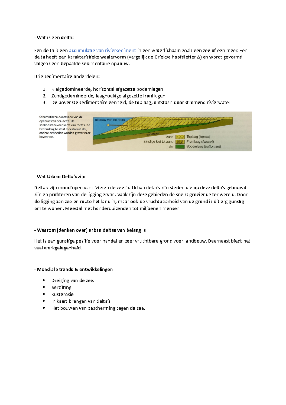 Samenvatting Urban Delta's in Transistion en lessen HWUD02 - Wat is een ...