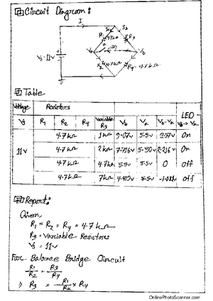 Lab report 5 EEE141 Abo - DEPARTMENT OF ELECTRICAL & COMPUTER ...