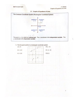 Lecture 4 and 5 - MATH 1314 - 4 Lecture 2 Notes ALG2002-01 ALG2002 ...