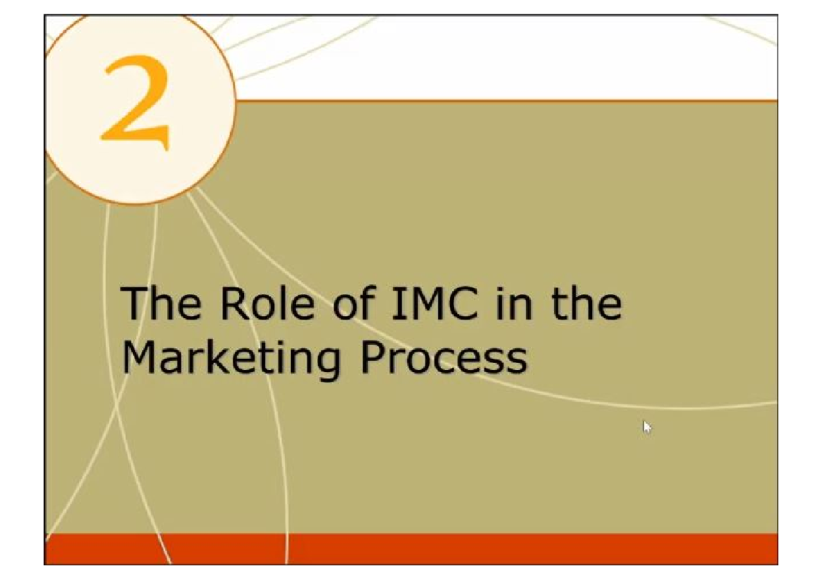 IMC- CH- 2 - Course Materials - Marketing Management - Studocu