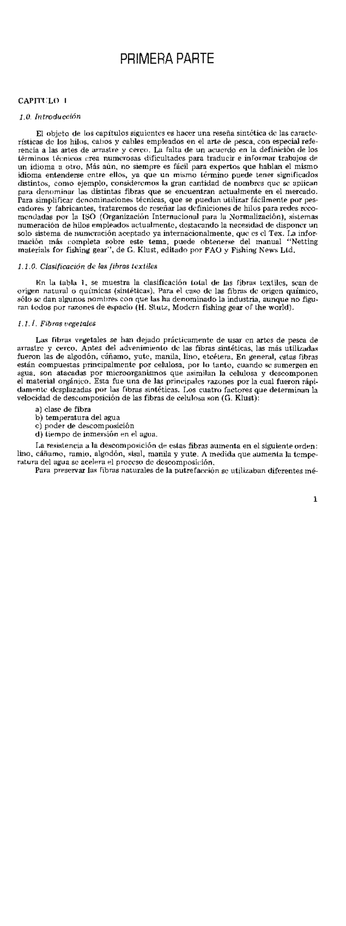Materiales Okonsky - PRIMERA PARTE CAPITULO I 1. Introducción El objeto ...