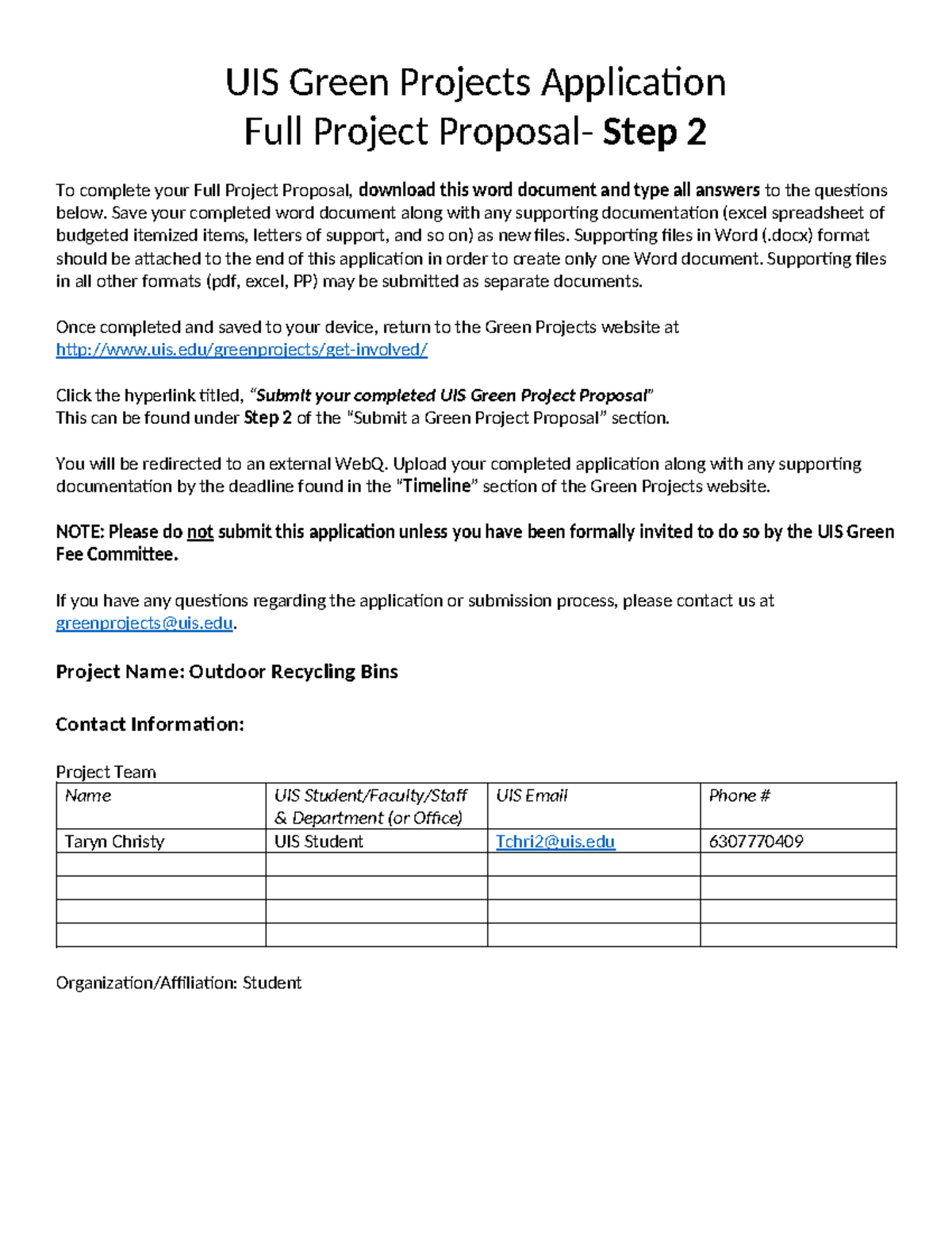 Outdoor-Recycling-Bins - UIS Green Projects Application Full Project ...