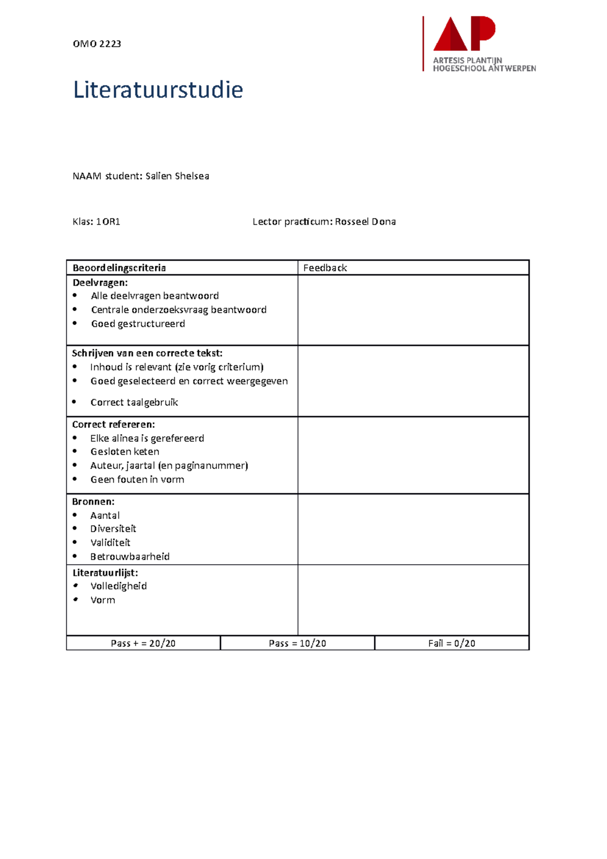 OMO 2223 1 Literatuurstudie - Sjabloon (11) - OMO 2223 Literatuurstudie ...