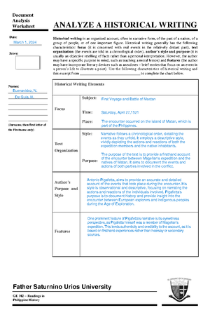 Lesson 4 Internal-Scanning-and-Organizational-Analysis - Chapter 3: Internal Scanning and - Studocu