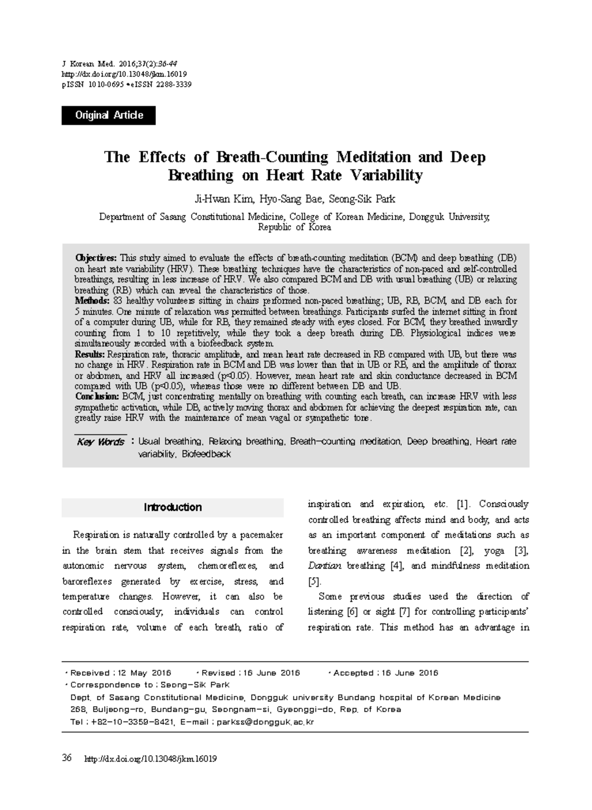 13. The Effects of Breath-Counting Meditation and Deep-Breathing on ...