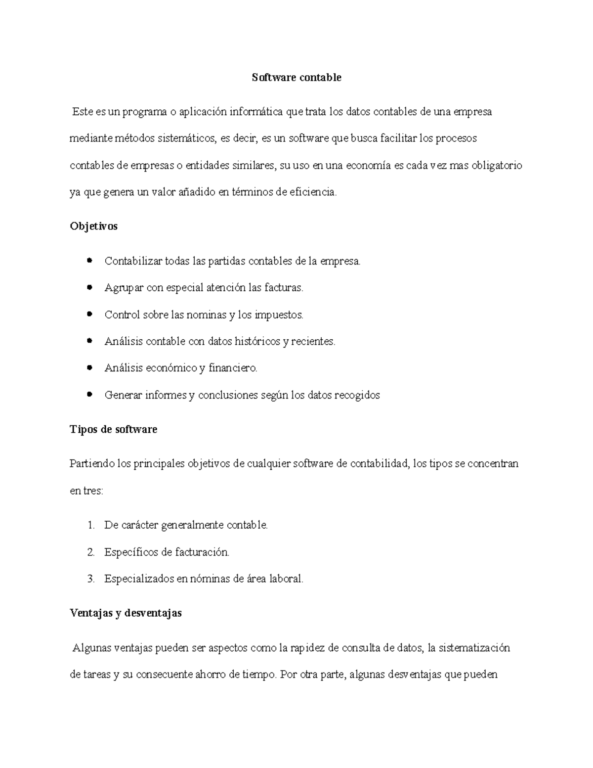 Software contable - .... - Software contable Este es un programa o ...