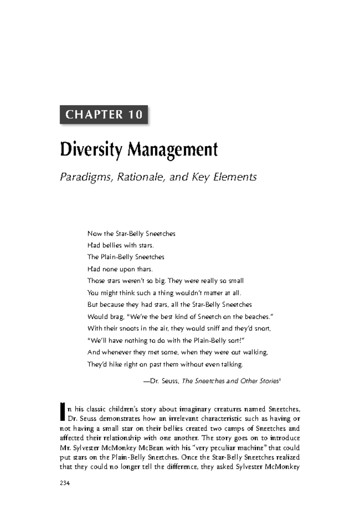 Assignment 1 Diversity management - 234 CHAPTER 10 Diversity Management ...