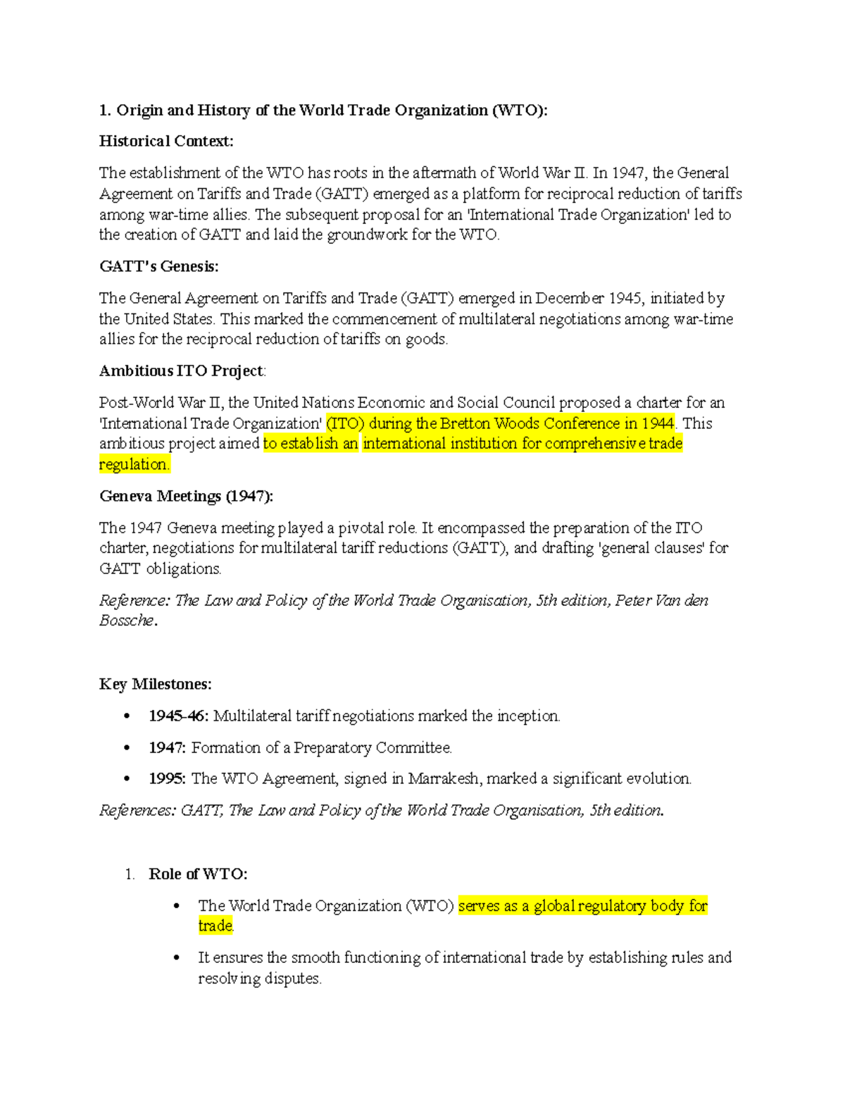 Simplified Notes on Chapter 1 & 2 - 1. Origin and History of the World ...