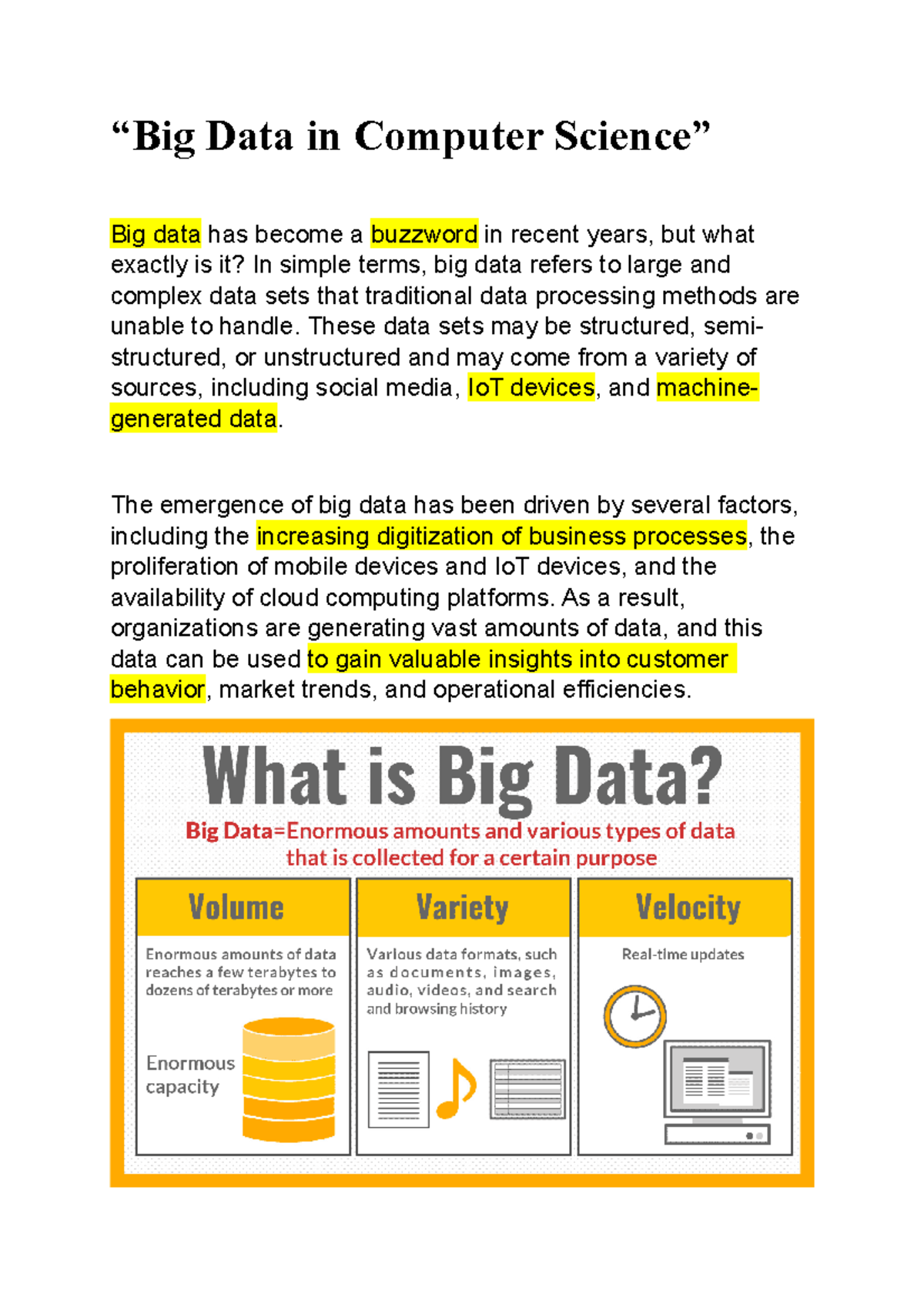 The Power of Big Data Transforming Business Operations - “Big Data in ...