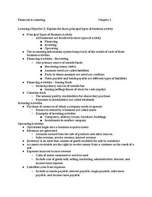 Financial Accounting - Chapter 2 - Financial Accounting Chapter 2 ...