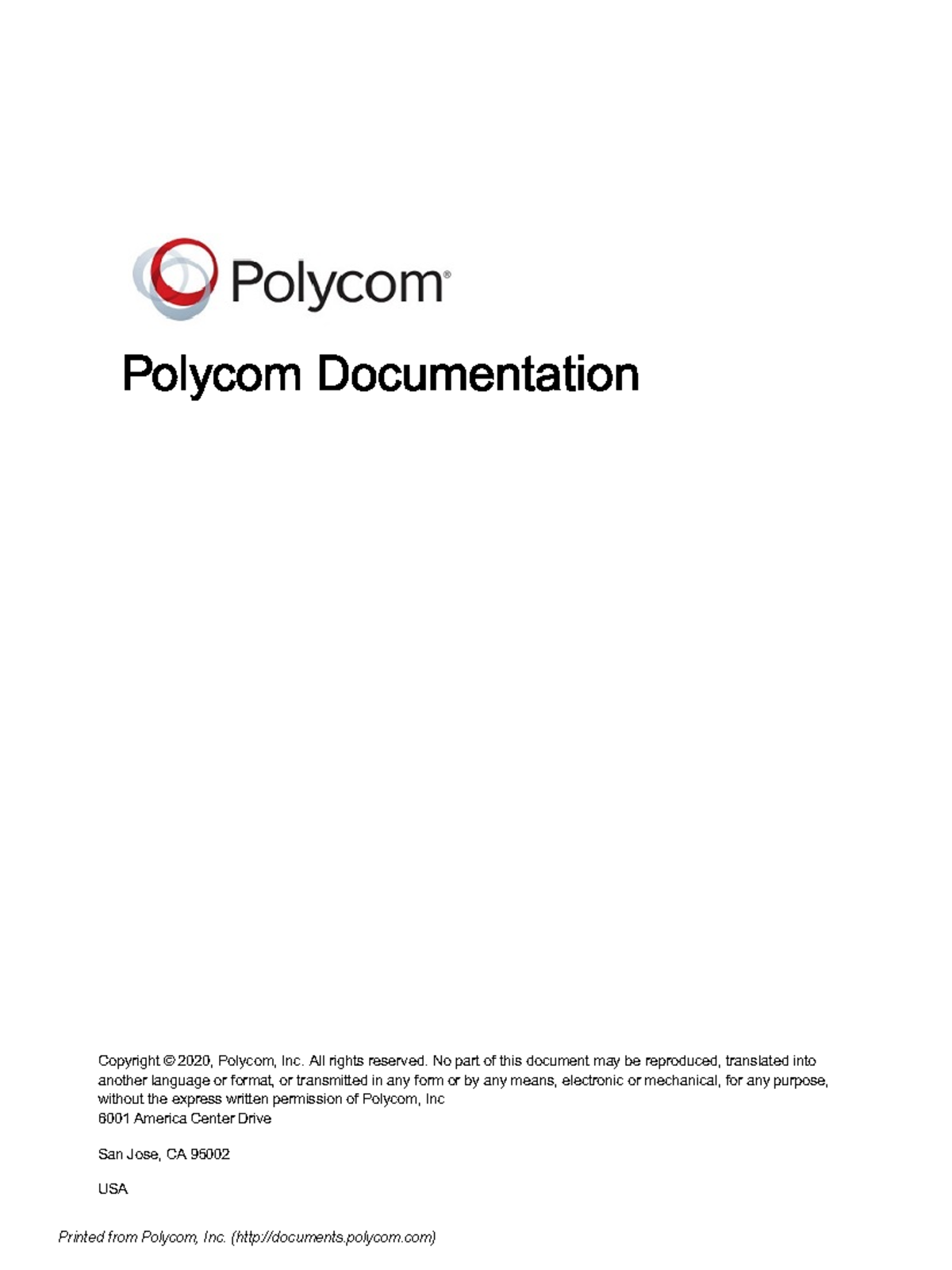 Polycom realpresence clariti firewall port required 3-23-2020 - Polycom Documentation Copyright ...