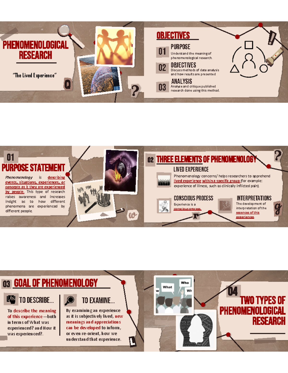 Handouts-Phenomenological-Study - Phenomenological research “The Lived ...