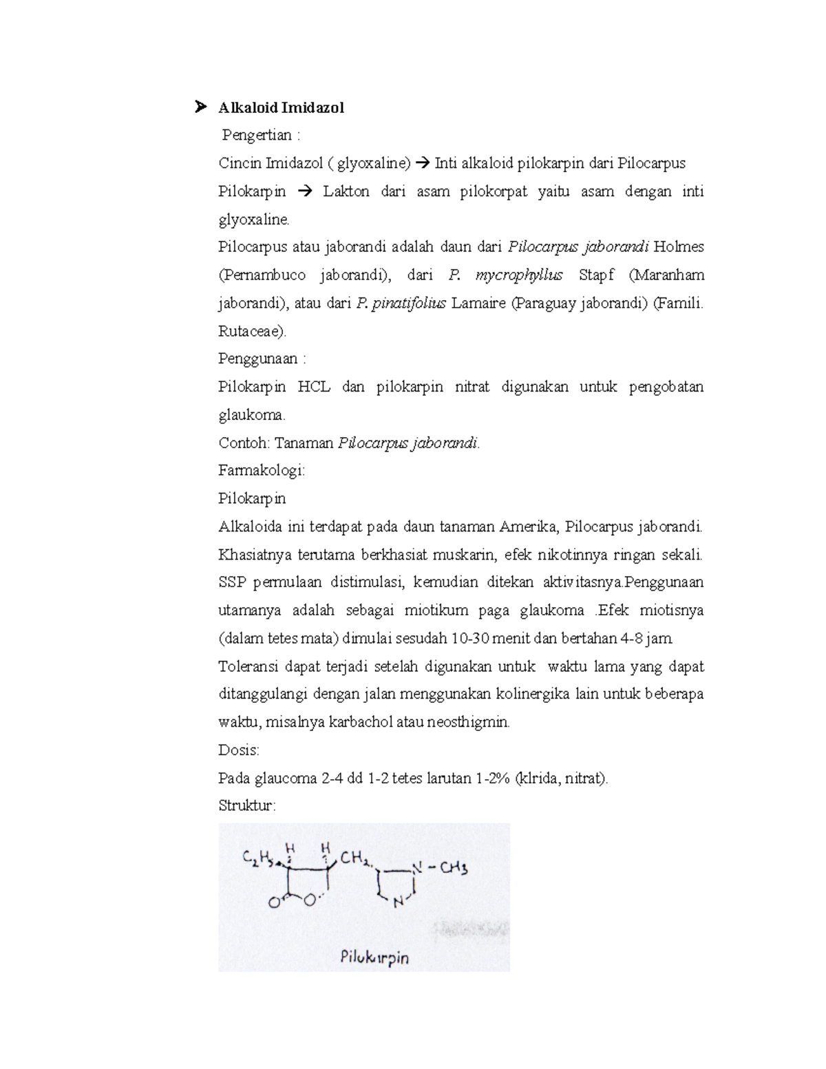 Alkaloid Imidazol - Alkaloid Imidazol Pengertian : Cincin Imidazol ...