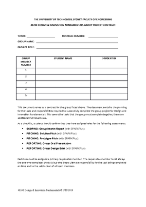 Assignment Cover Sheet - ASSIGNMENT COVER SHEET UTS: ENGINEERING &amp ...