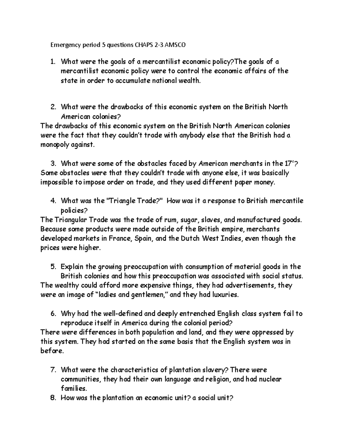 Emergency period 5 questions Chaps 2 - Emergency period 5 questions ...