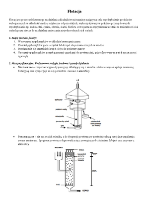 Sedymentacja - wejściówka - 1. Podstawowe pojęcia, definicje i wzory ...
