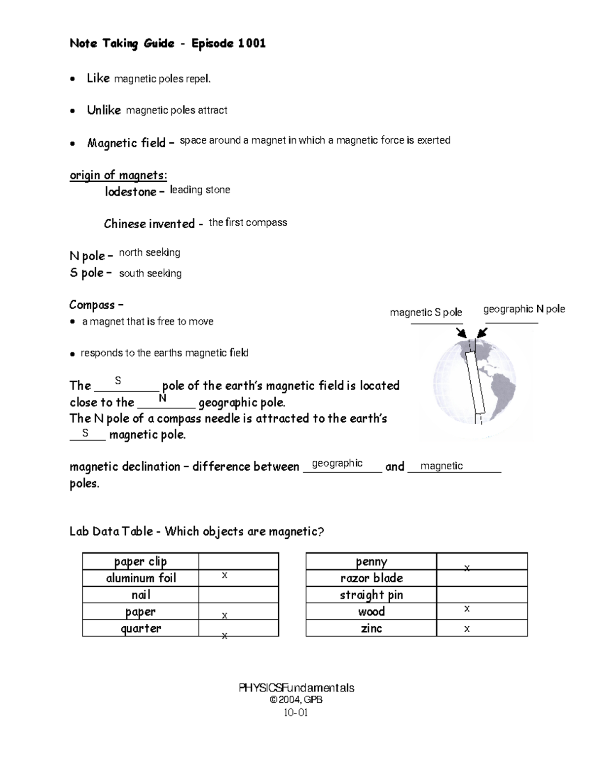 Kami Export - note ep1001 1 - Note Taking Guide - Episode 1001 ...