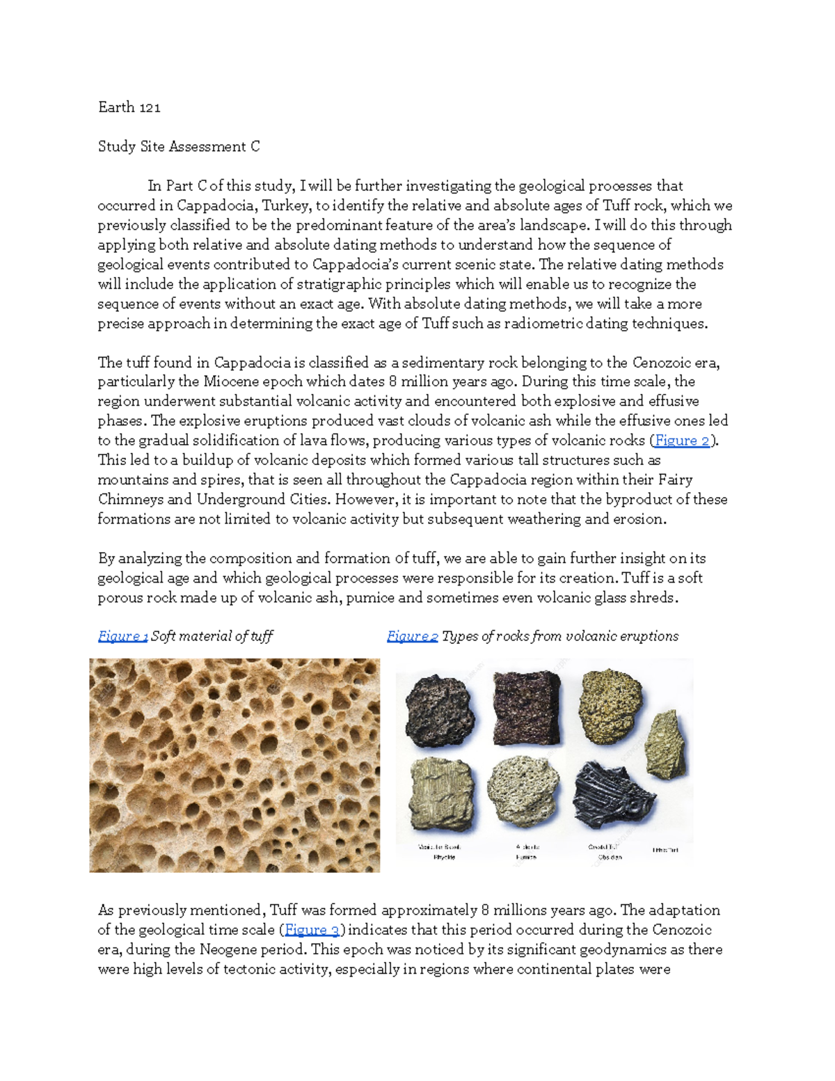 Earth SSA Part C - Earth 121 Study Site Assessment C In Part C of this ...