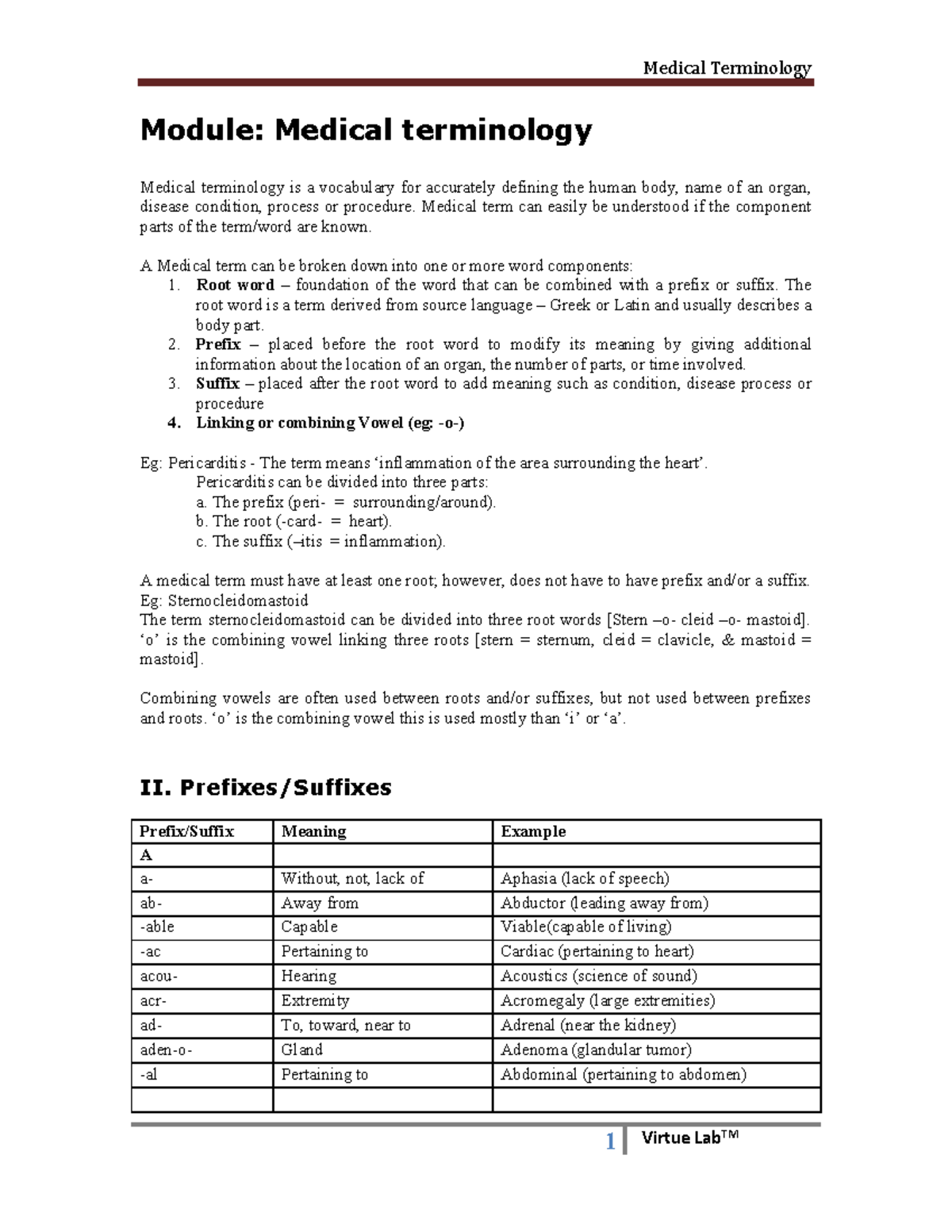 Medical Terminology 52853 adf-442b-488b-9753-83738 cbf2843 - TM Module ...