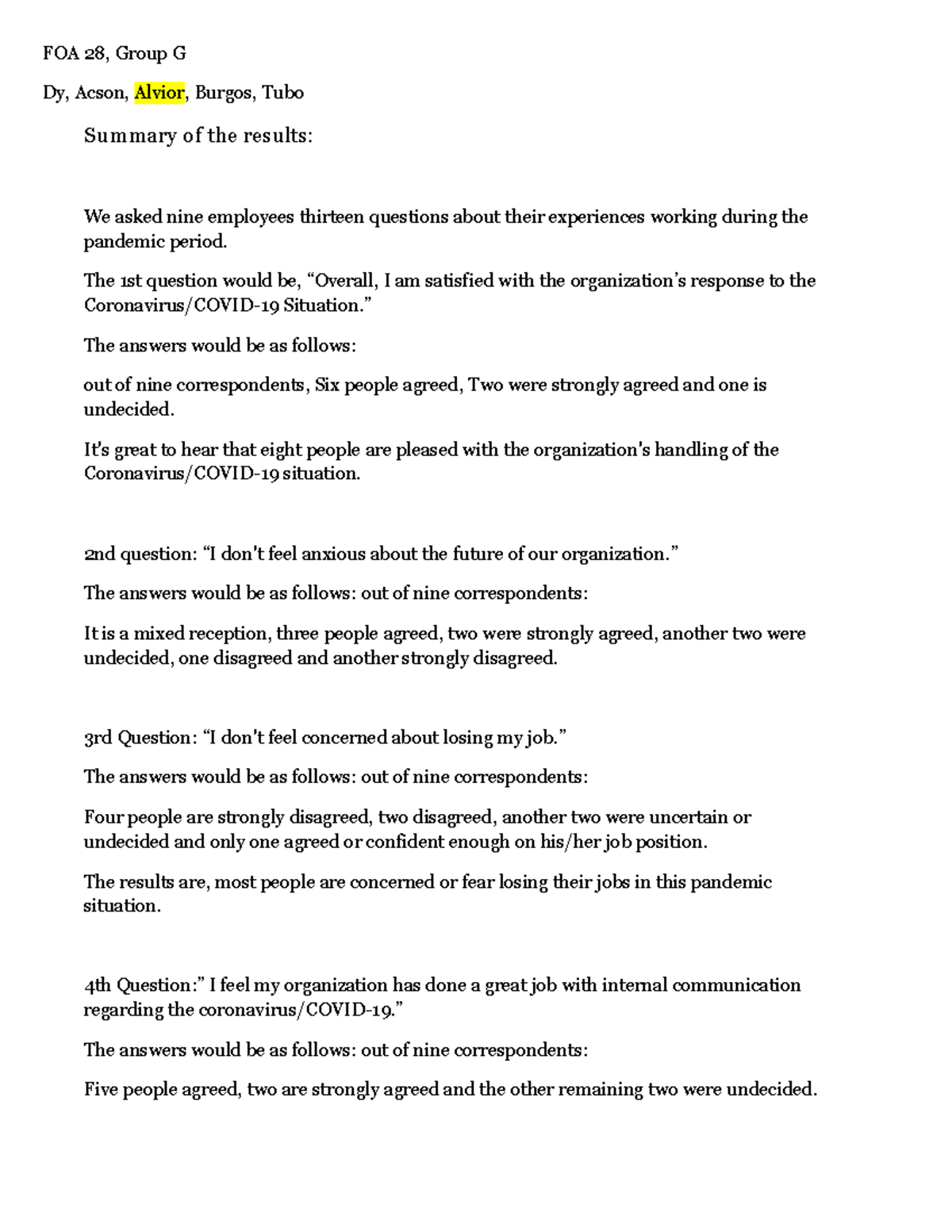 Alvior, FOA 28 output - foa28 - FOA 28, Group G Dy, Acson, Alvior ...