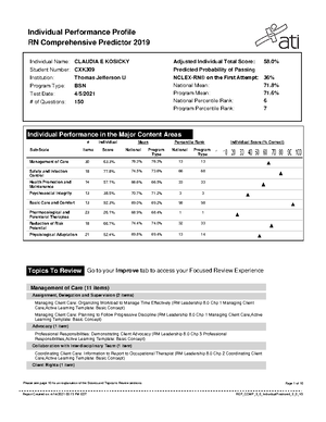 3 critical points worksheet 2 - ATI Nursing Education 3 Critical Points ...