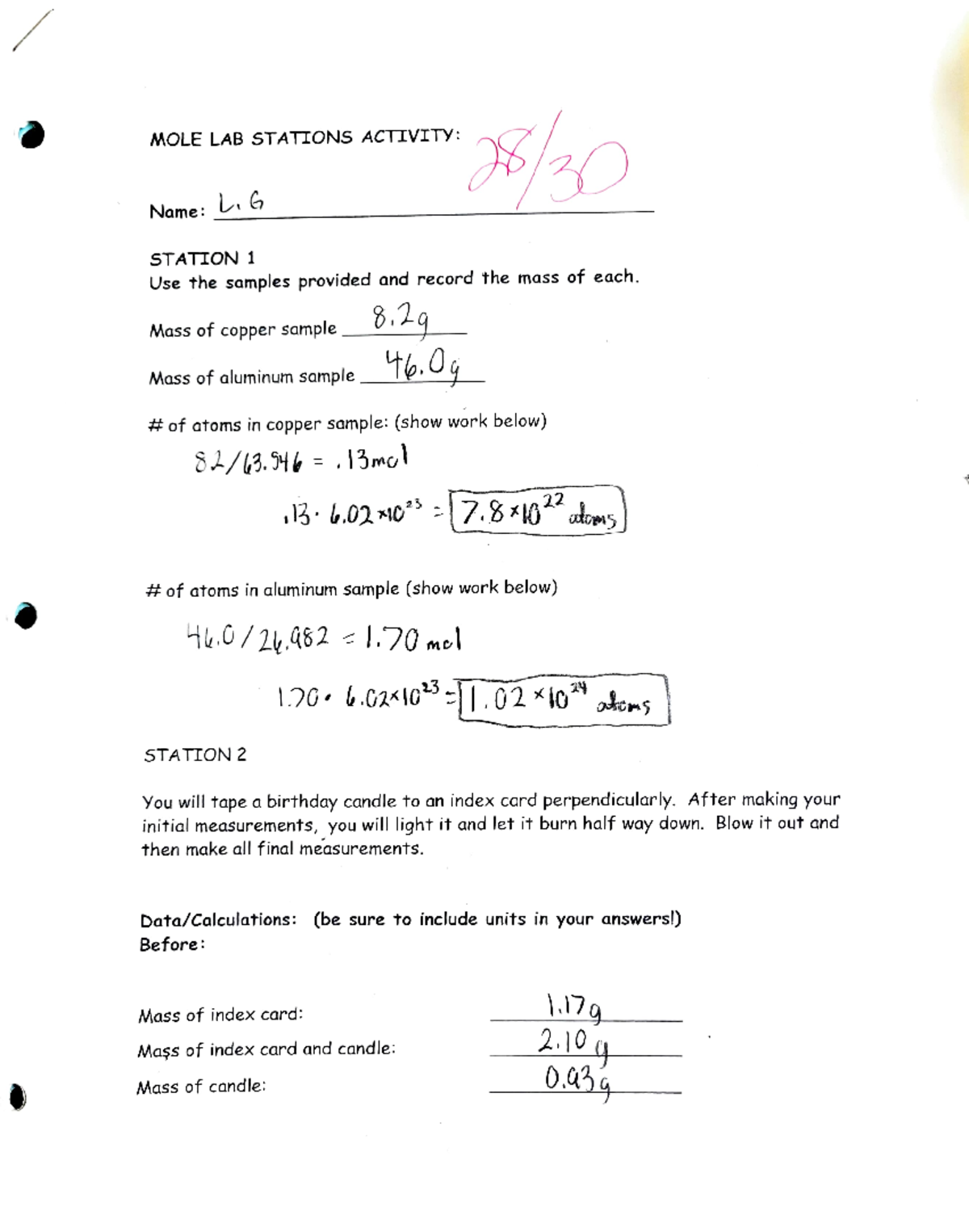 Adobe Scan Jun 12, 2023 (13) - MOLE LAB STATIONS ACTIVITY: Name ...