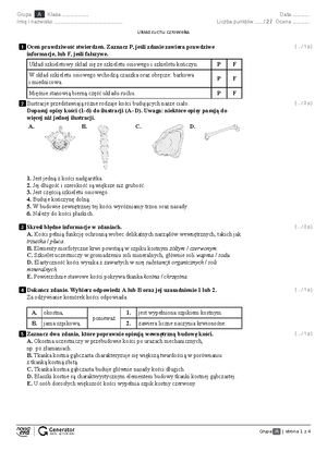 Aparat ruchu - karta pracy - MKHNPLDIMHMILPK Grupa A | strona 1 z 2 ...