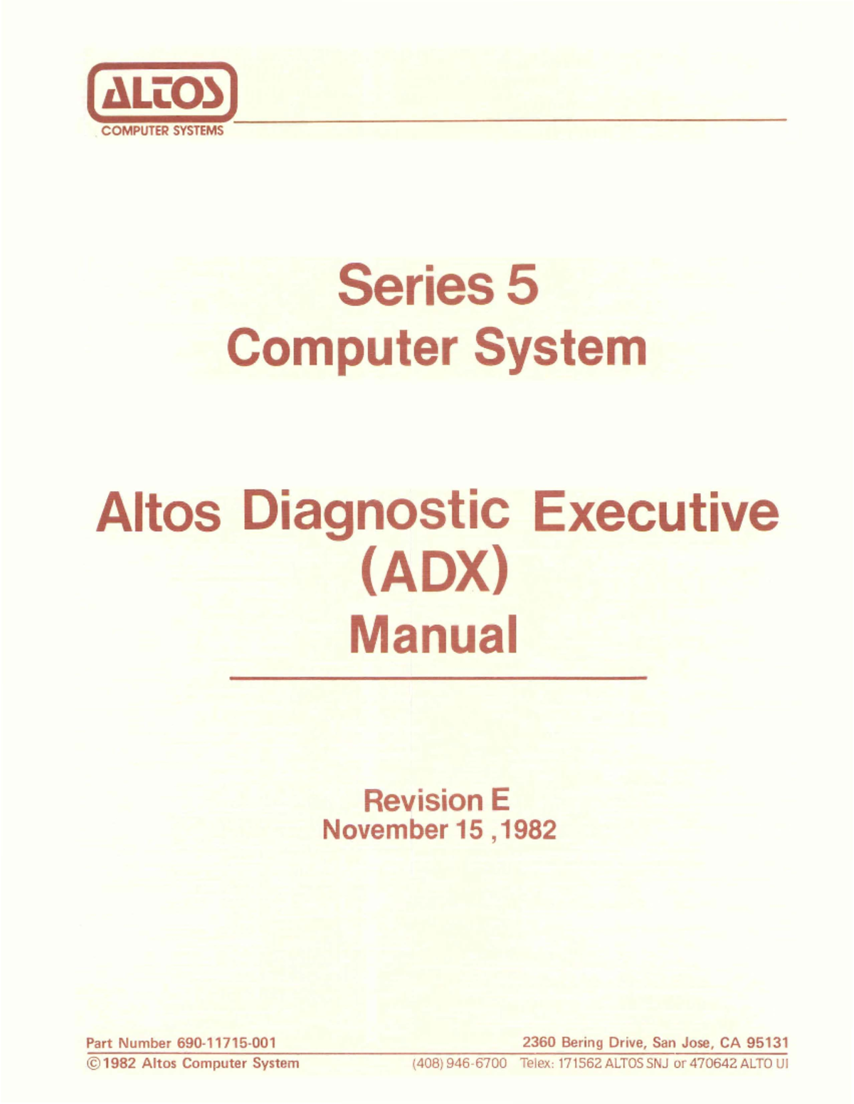 Series 5 Computer System - COMPUTER SYSTEMS Series 5 Computer System ...