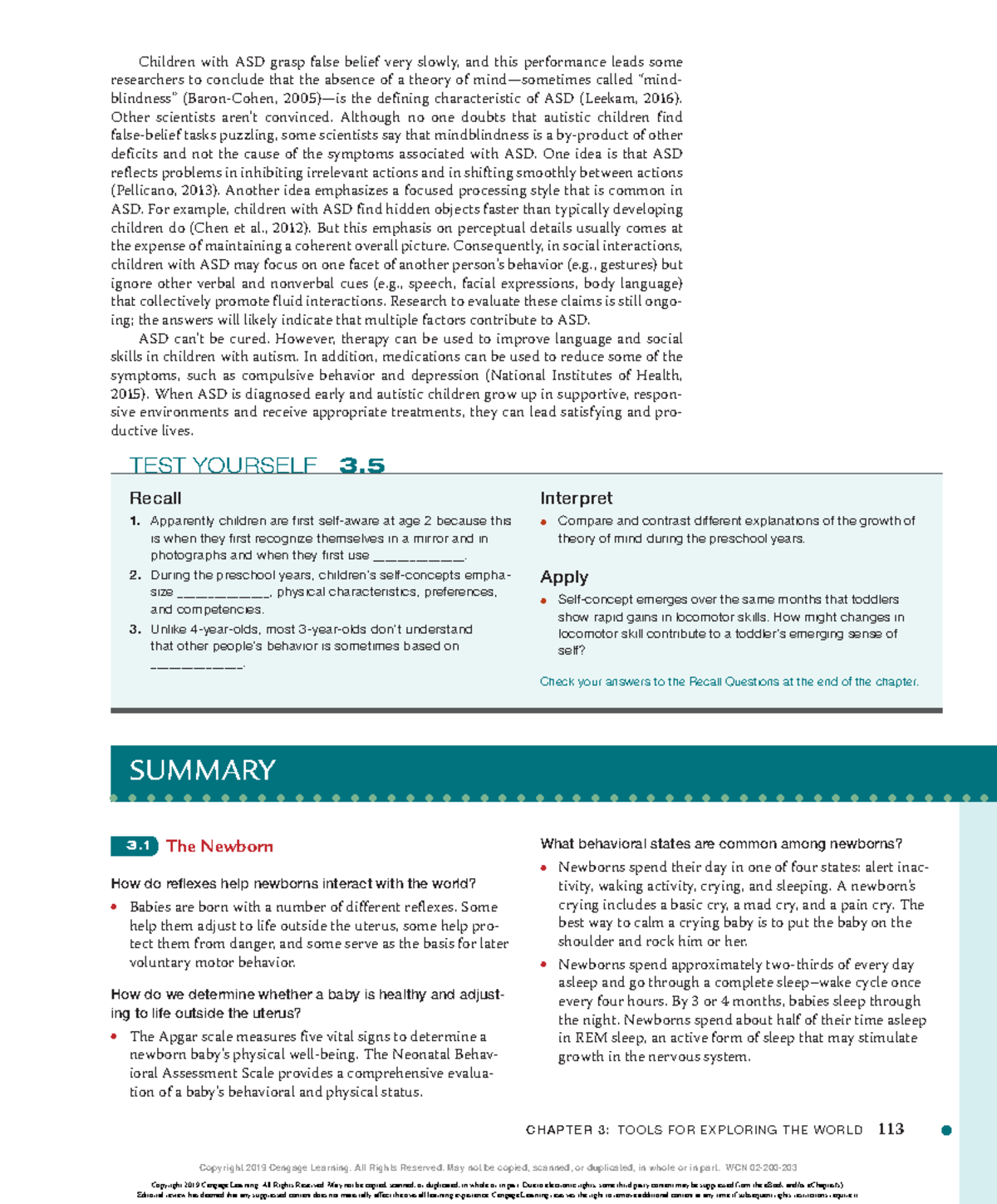 Textbook Chapter 3 Review Notes - C h A P T Er 3 : T O O L S F O R E xP ...