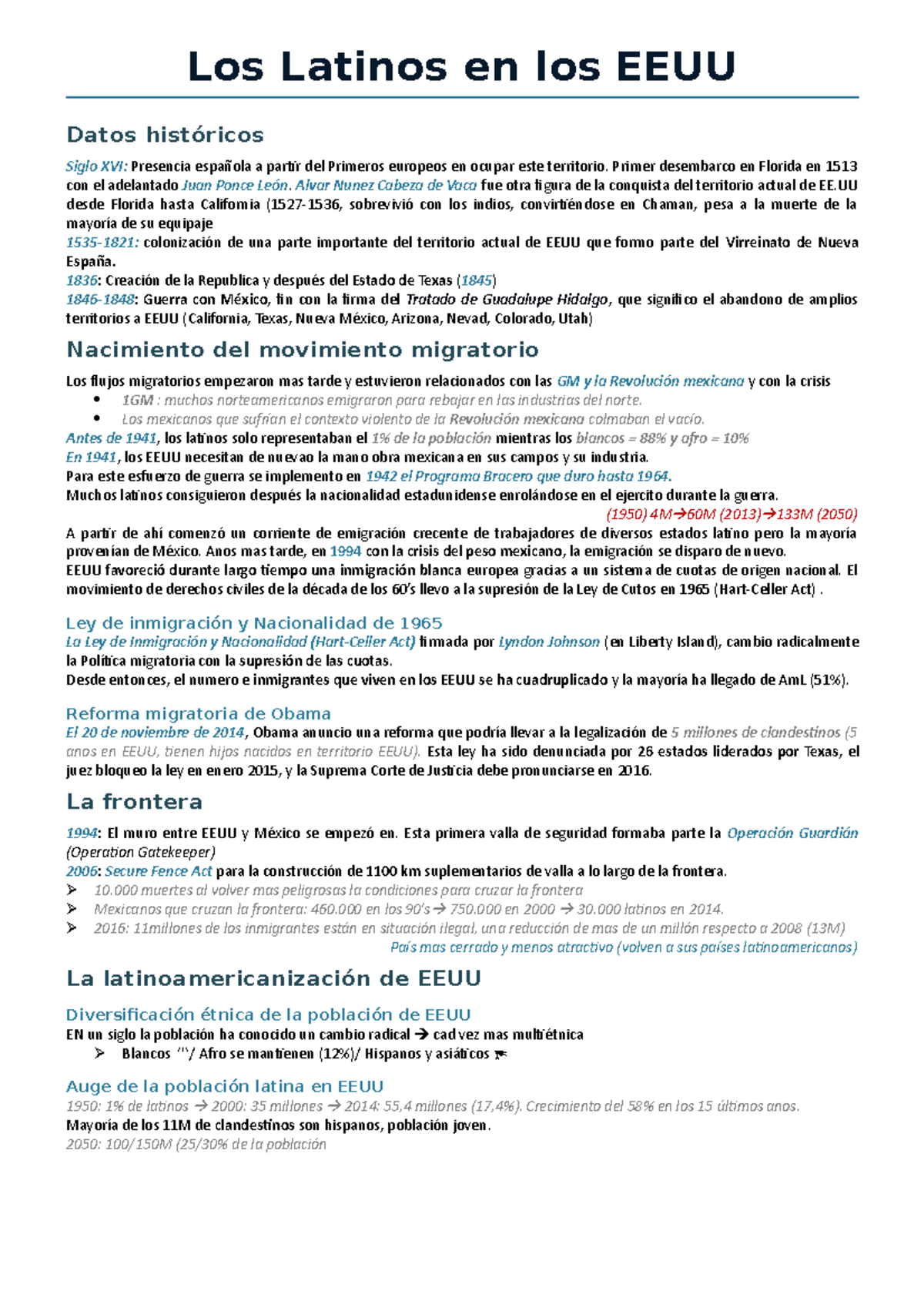 Los Latinos en los EEUU - Professeur Agrégé: Reubon - Los Latinos en ...