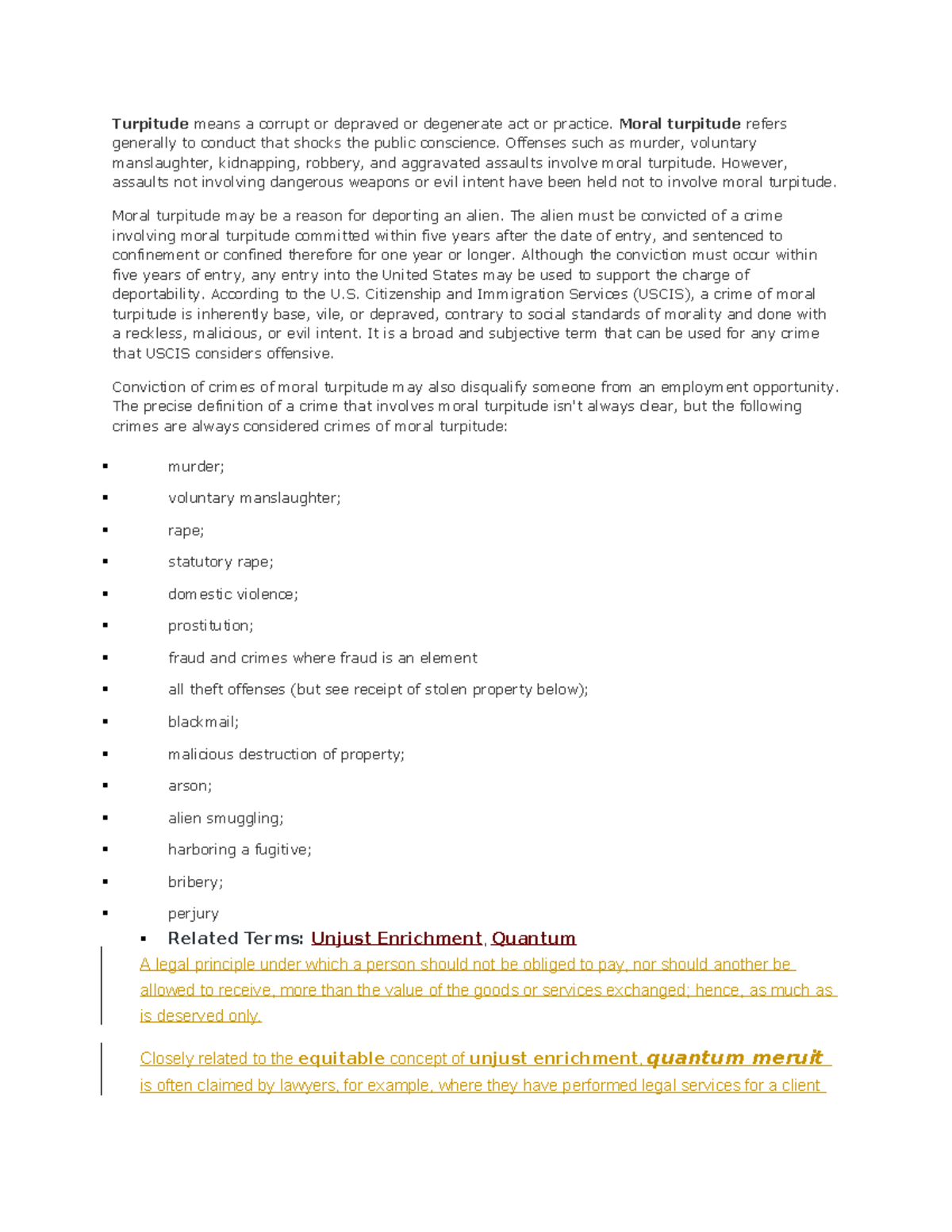 Legal ethics res - gggfffff - Turpitude means a corrupt or depraved or ...