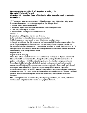 Bauldoff 7e tb ch49 - Practice questions - LeMone & Burke's Medical ...