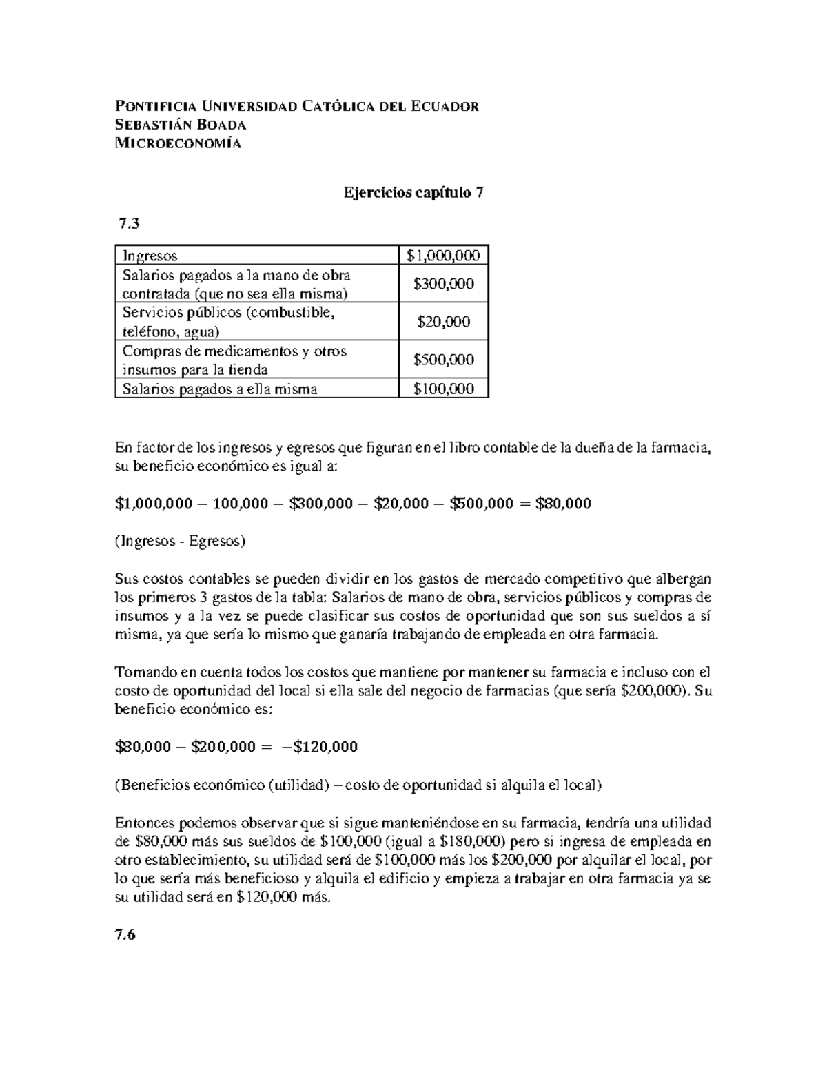 Boada Sebastian cap 7 - microenconomia - PONTIFICIA UNIVERSIDAD ...