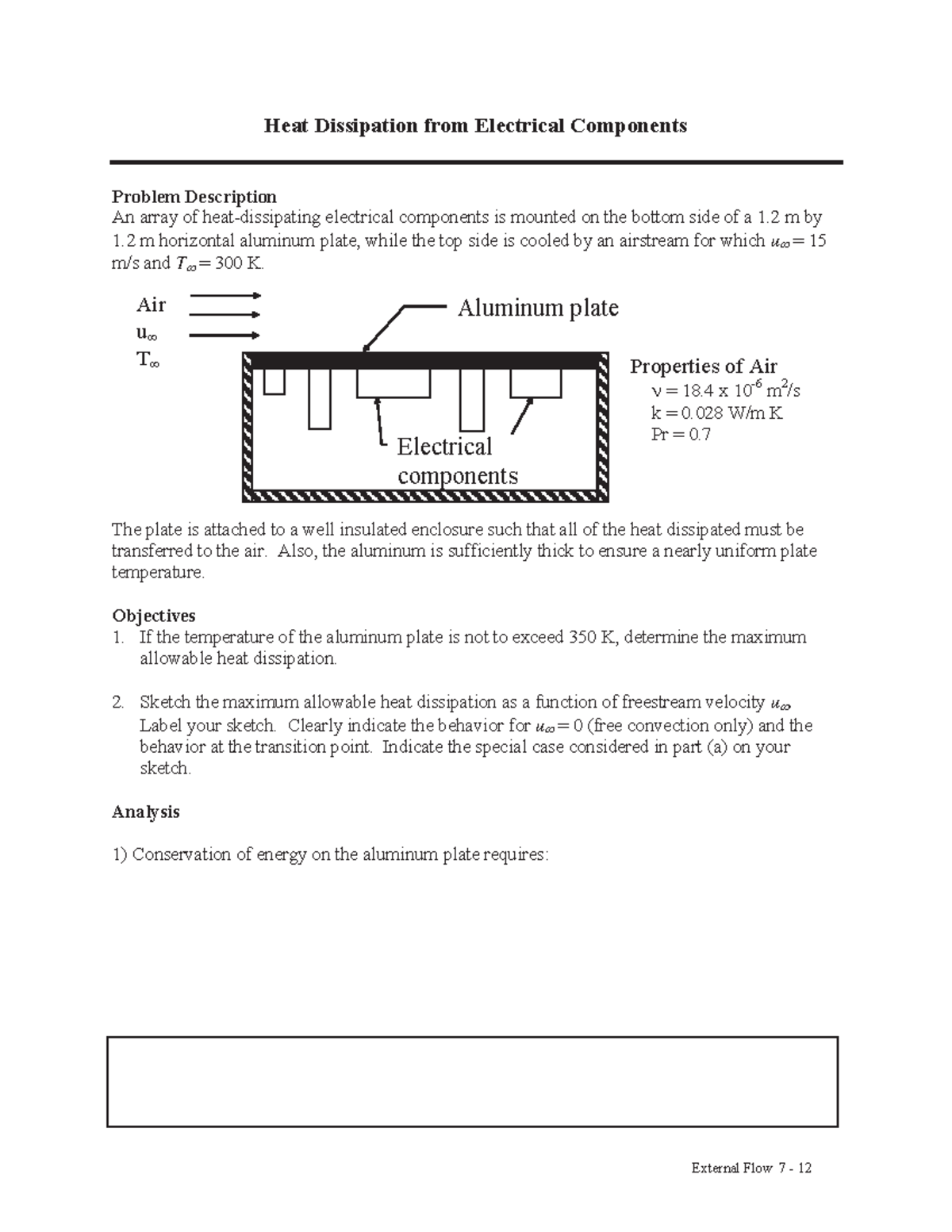 Heat Transfer-Ch 7-Example 2-Heat Dissipation from Electrical ...