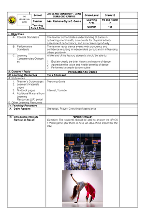 Jumping in Physical Education - TIP - Studocu