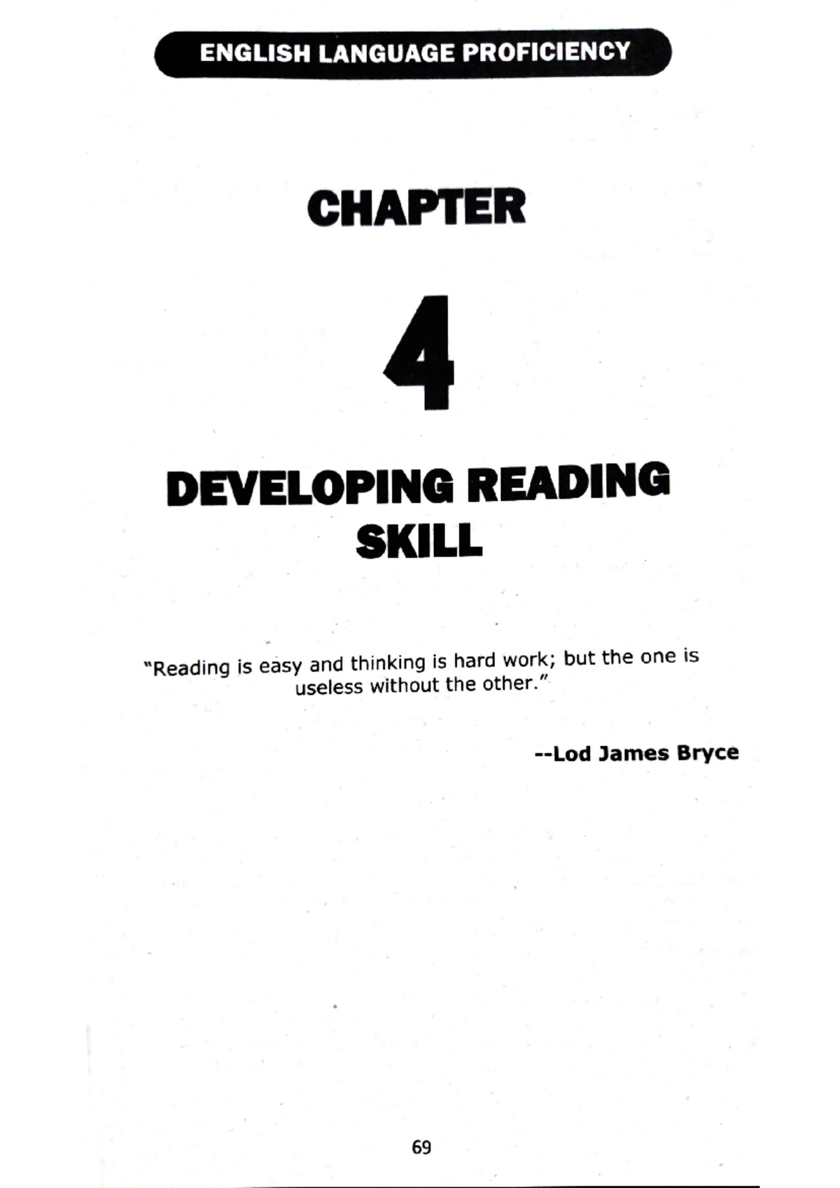Chapter 4 Lesson 1 I - English Language proficiency - Studocu