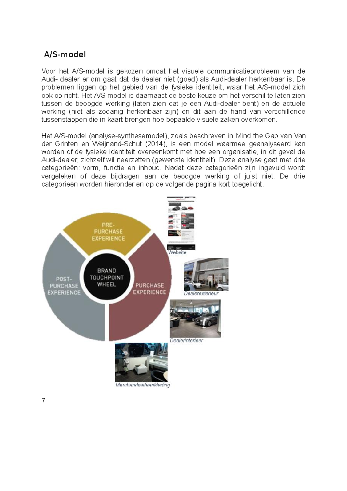 A-s model - samenvatting - A/S-model Voor het A/S-model is gekozen ...