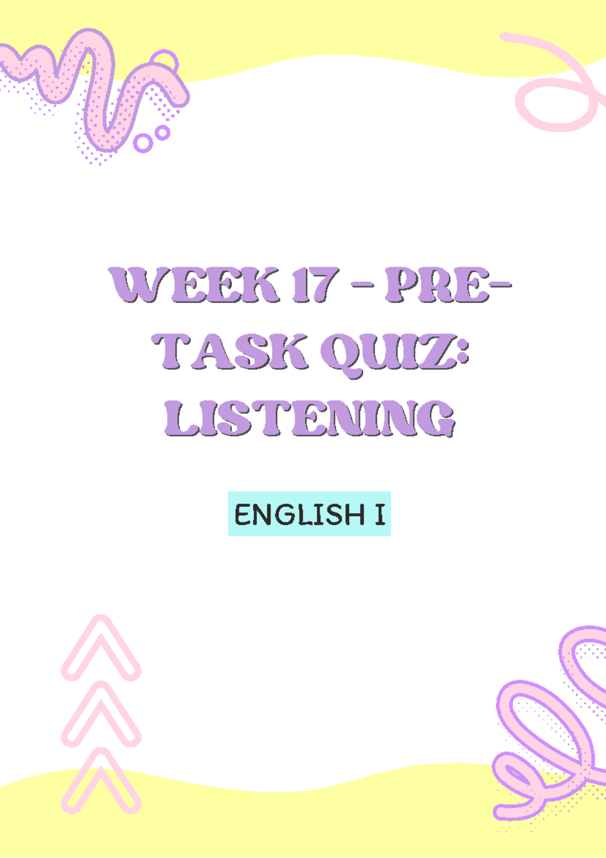 Week 17 - es pa una tarea - Quimica General 17871 - WEEK 17 - PRE-WEEK ...