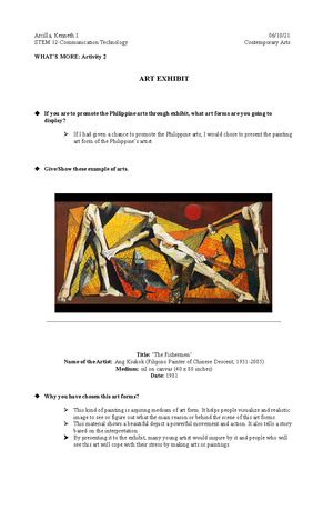 Module 3 Lesson 2 Business English and Correspondence - Art Appreclation - Studocu